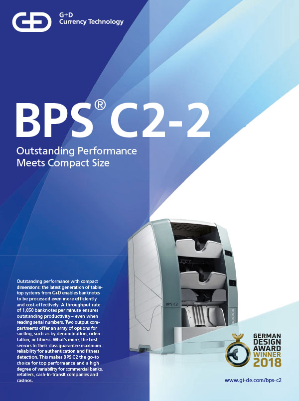 BPS C2 | Contabanconote/Selezionatrici | Giesecke & Devrient | Plug-in